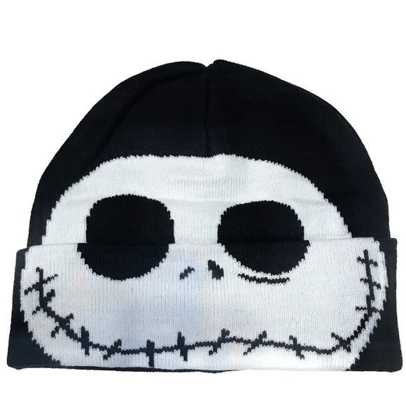 Concept One | Accessories | Adult Size Jack Skellington Beanie Brand ...